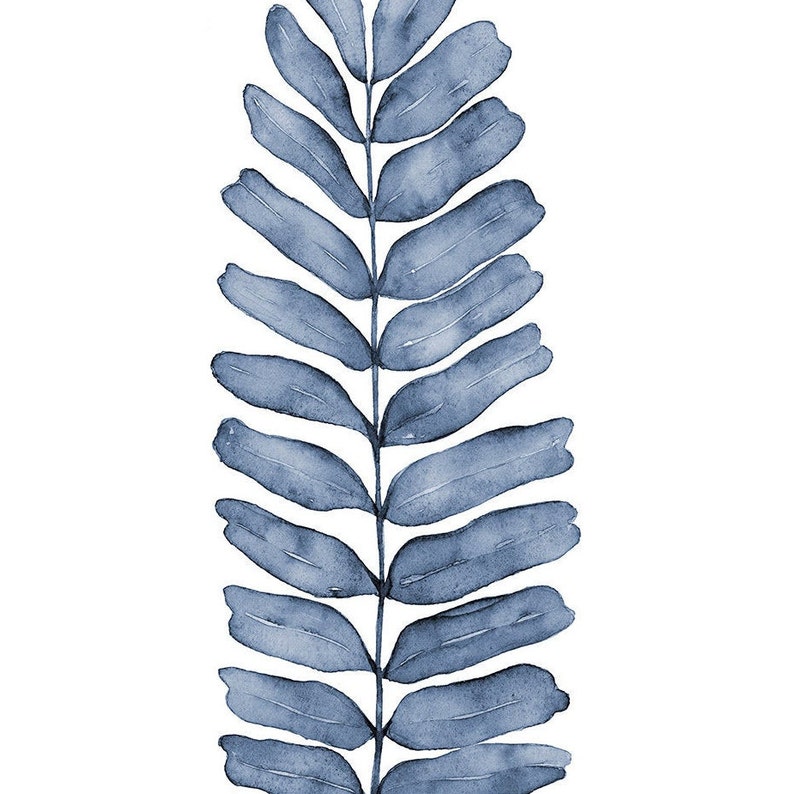 Printable Art Set of 6 Botanical Leaf Prints, Square Format for 4x4 to ...