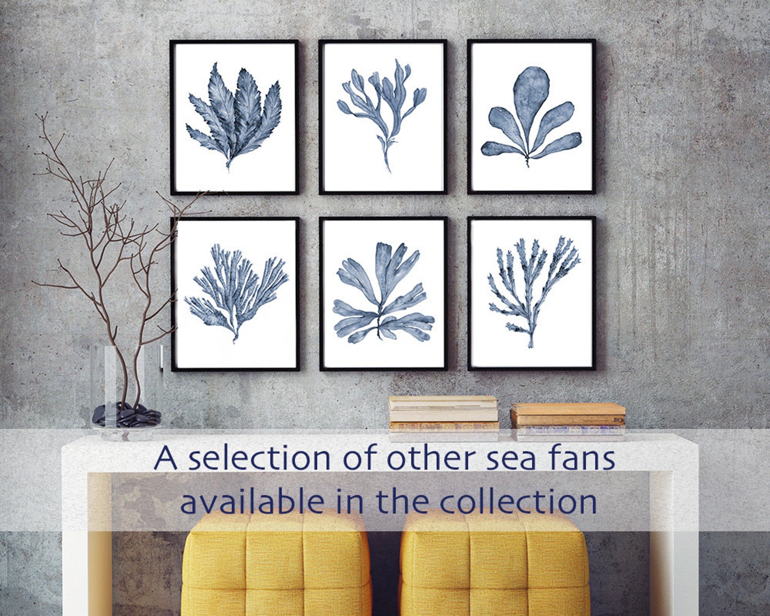 Coral Sea Fan Printable Art Instant Digital Print Download - Etsy