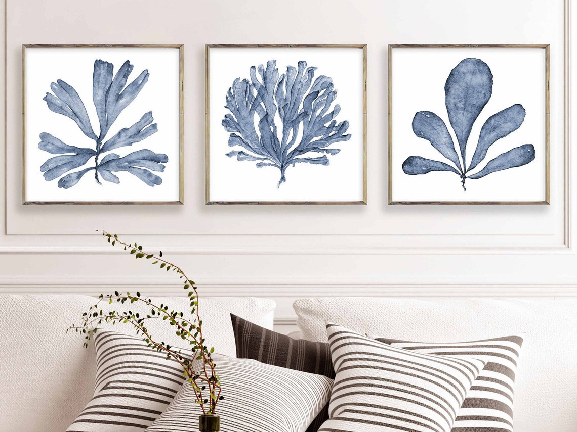 Square Wall Art Set of 3 Prints Digital Print Download of - Etsy