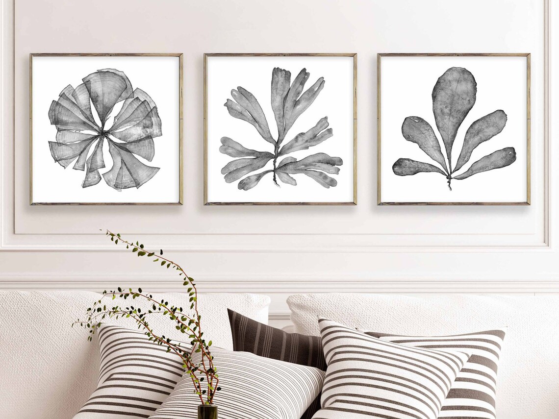 Square Black and White Digital Print Download Printable Set - Etsy