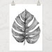 Black and White Tropical Printable Wall Art Bedroom Wall - Etsy