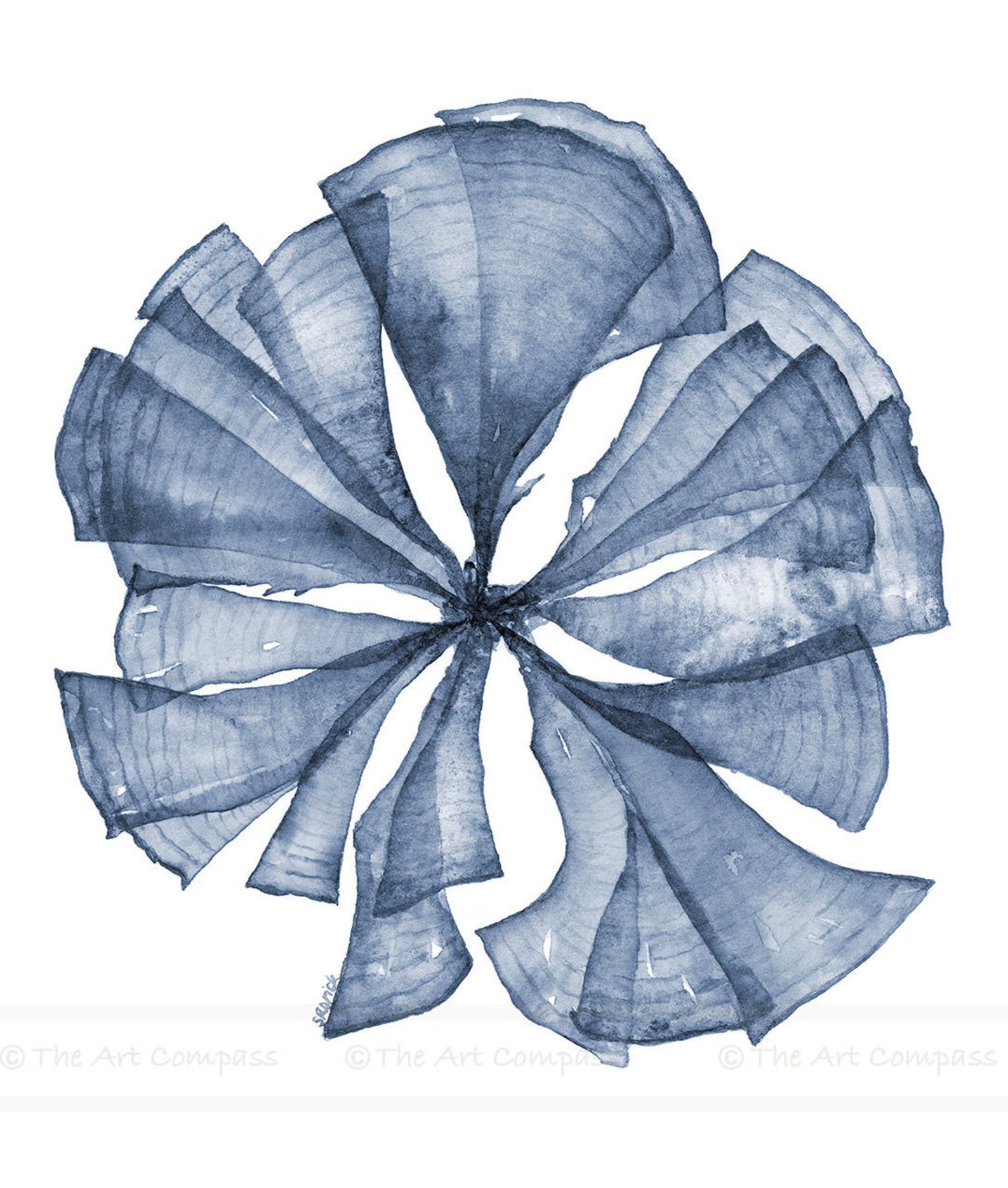 Sea Fan Printable Art Digital Download Coastal Wall Decor for - Etsy