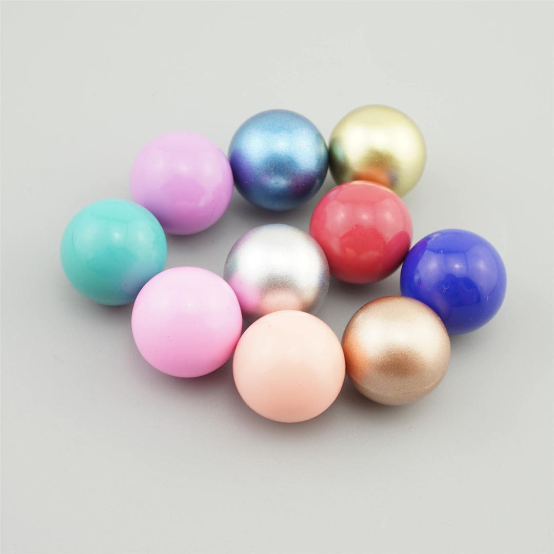 5pcs 16mm Mixed Color Round Chime Ball, Harmony Ball, Mexican Musical ...