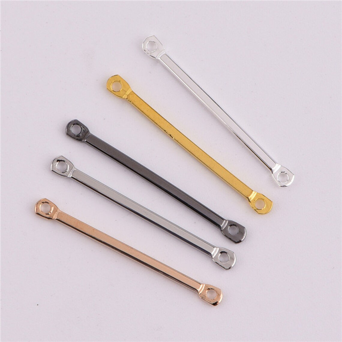 25pcs 25x1.2mm Brass Flat Bar Charm Pendants Connectors JS7742 | Etsy