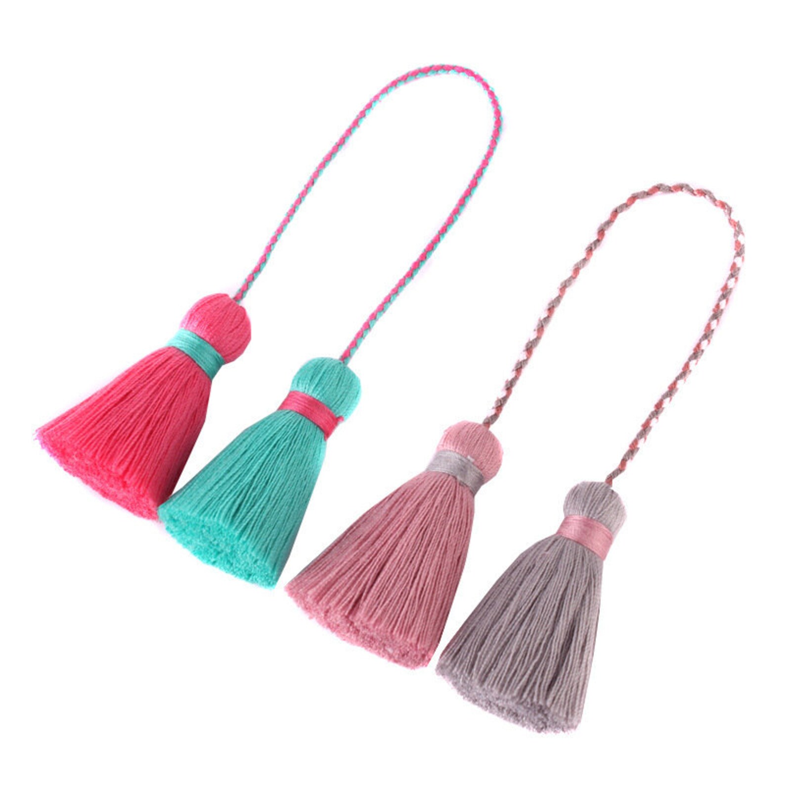 Doulbe Cotton Tassels Double Colors Tassels for Jewelry Making - Etsy