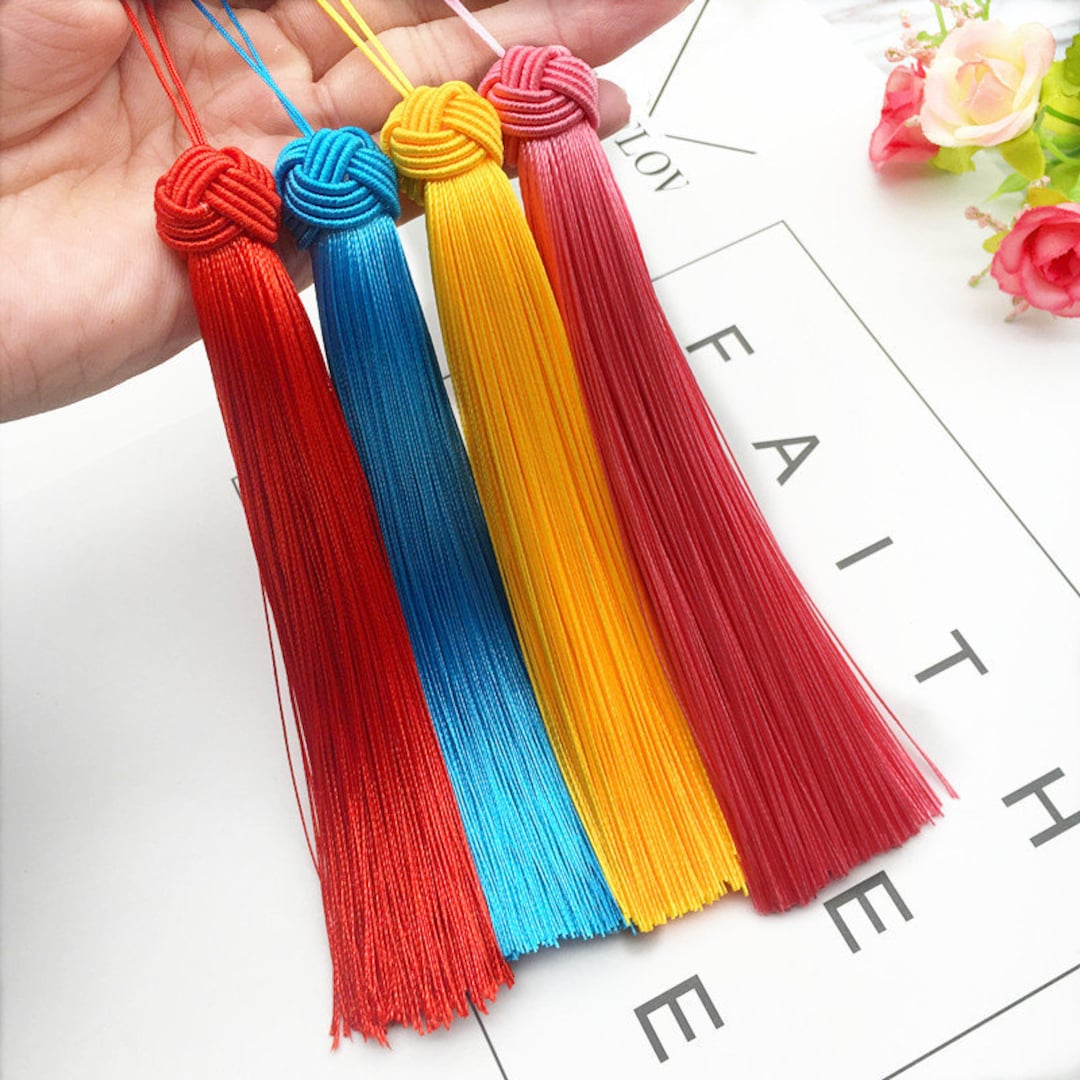 2pcs 150MM Tassels,long Tassels,silk Tassels Jewelry Making Tassels ...