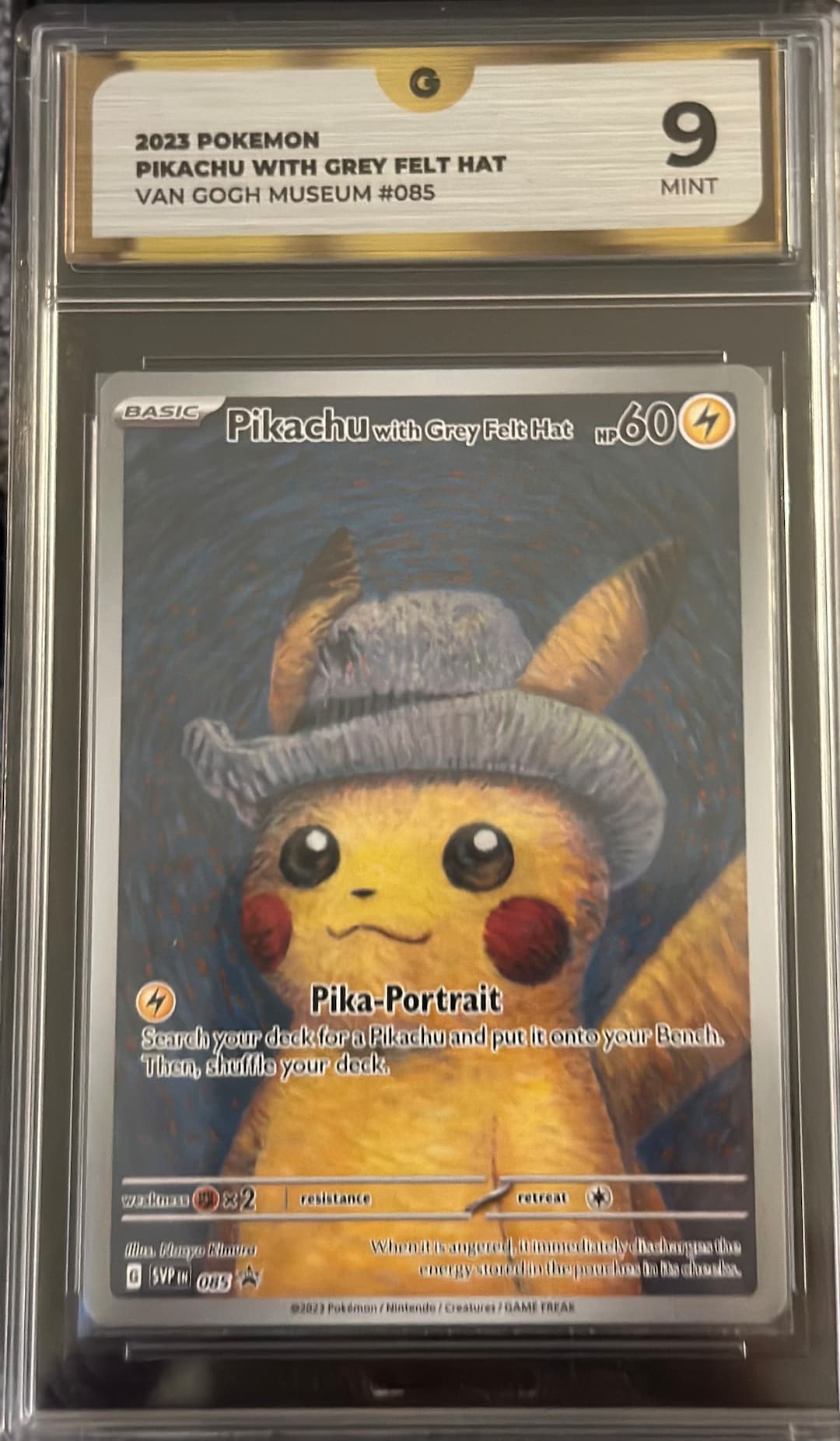 Pikachu Kaart X Van Gogh Graded Pikachu Kaart Van Gogh - Etsy