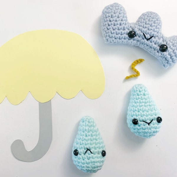 Raindrop Plush - Etsy