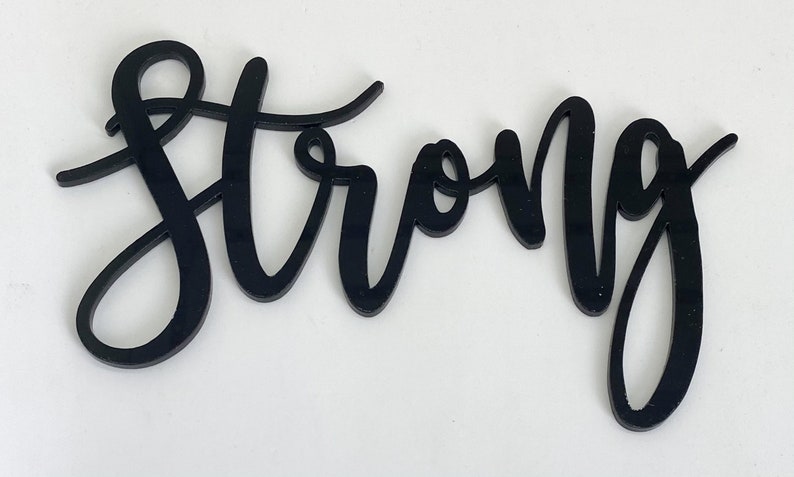 Be Strong Sign Acrylic Wall Plaque Wall Art Motivational - Etsy