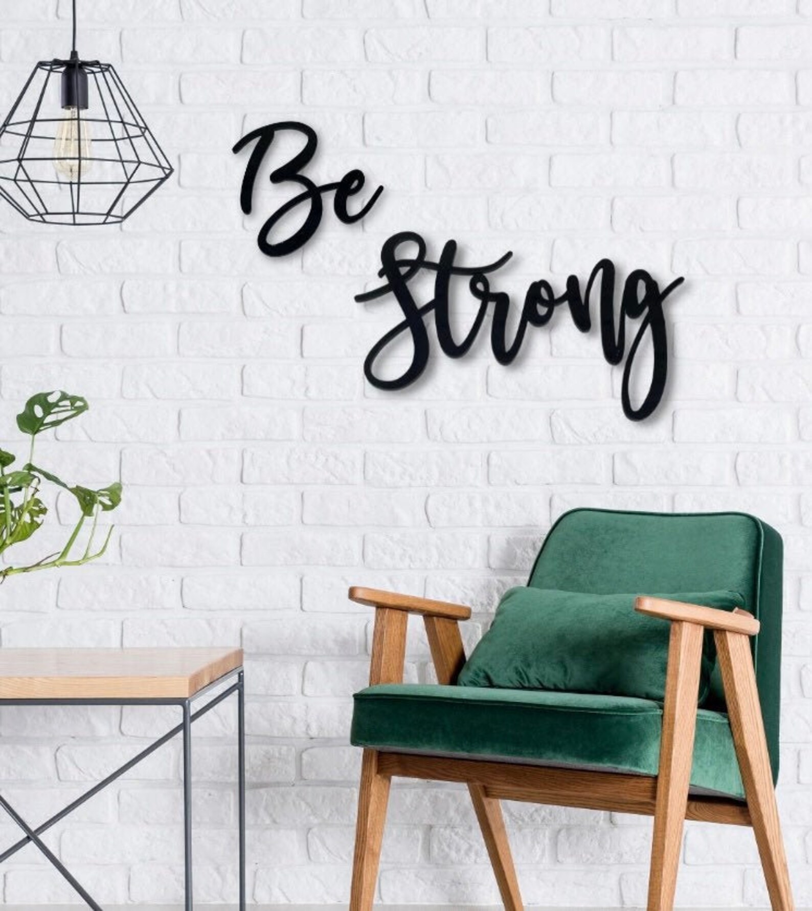 Be Strong Sign Acrylic Wall Plaque Wall Art Motivational | Etsy
