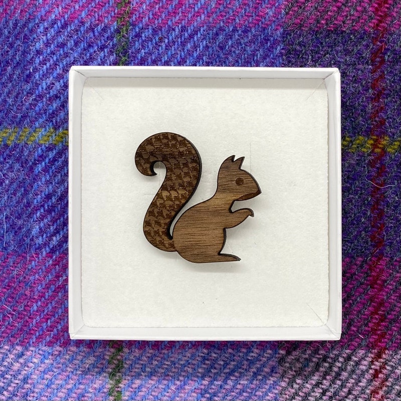 Squirrel Brooch - Etsy