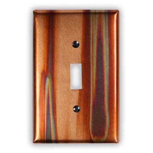 Single Toggle Copper Switch Plate in Raw Copper - Etsy