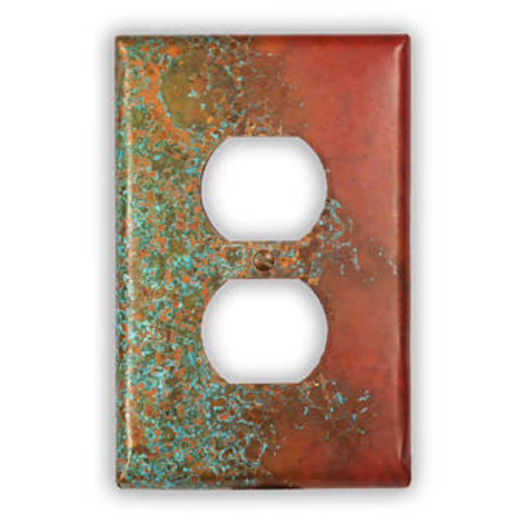 Single Outlet Copper Switch Plate in Sierra - Etsy