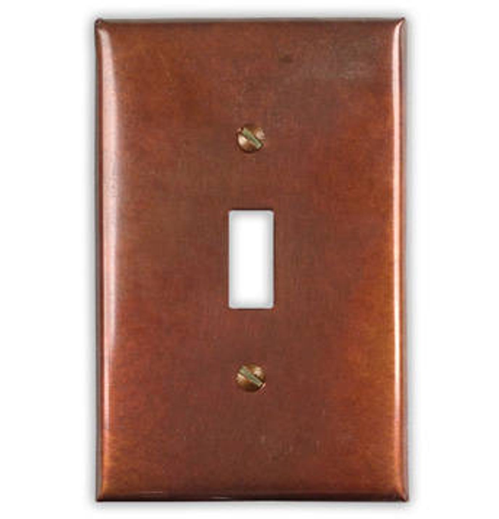Single Toggle Copper Switch Plate in Rustic - Etsy