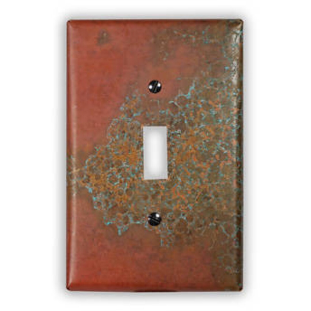 Single Toggle Copper Switch Plate in Sierra - Etsy