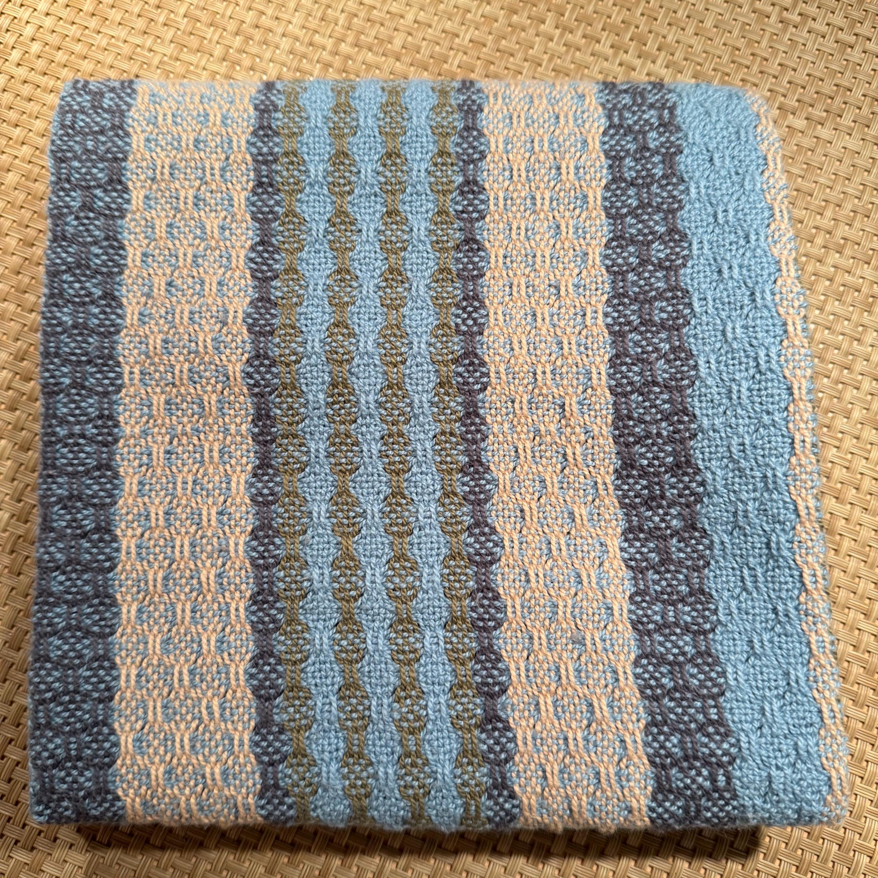 Dishtowels Handwoven Huck Spot Pattern Stripes/plaid Fall Colors - Etsy