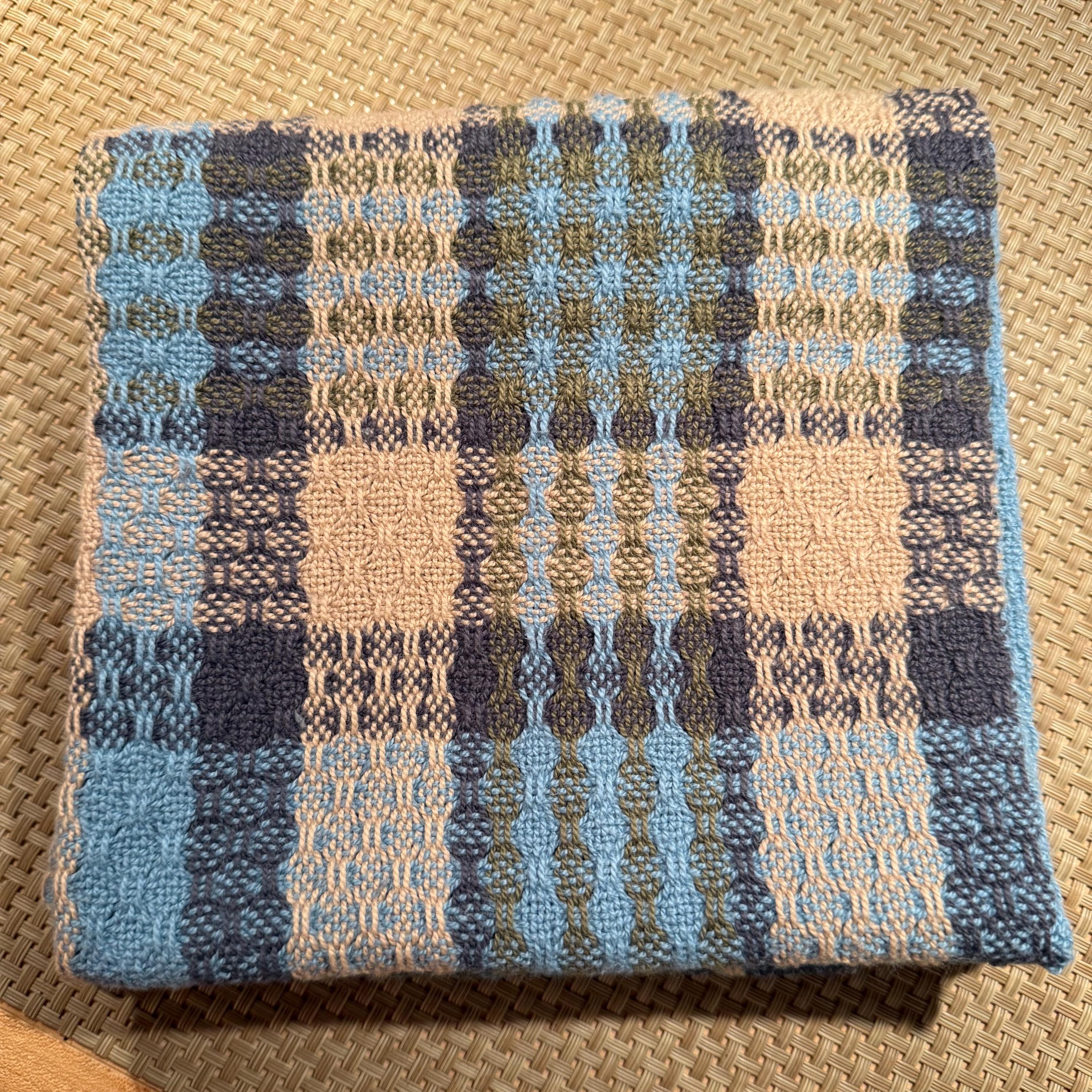 Dishtowels Handwoven Huck Spot Pattern Stripes/plaid Fall Colors - Etsy