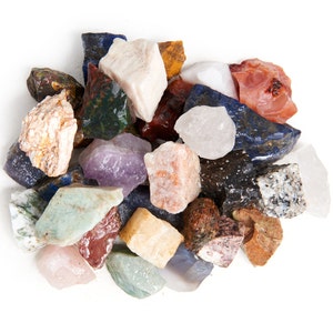 Digging Dolls: 2 Lbs Natural India Rough Stone Mix - Made With Over 30 ...