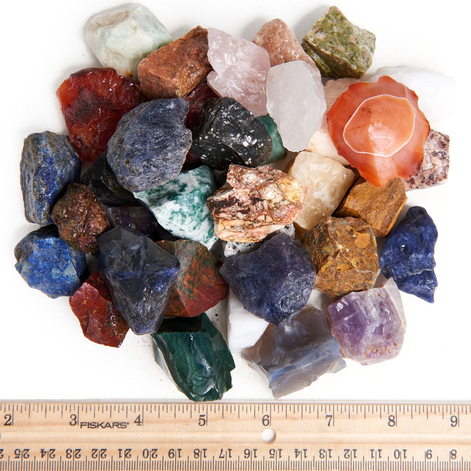 Digging Dolls: 4 Lbs Natural India Rough Stone Mix - Made With Over 30 ...