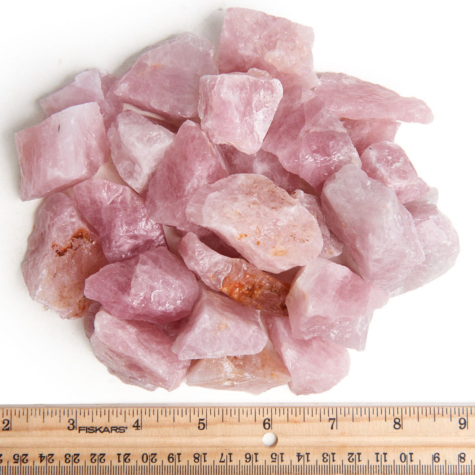 Digging Dolls: 1 Lb Rose Quartz Rough Rocks From Madagascar - Large 1 ...