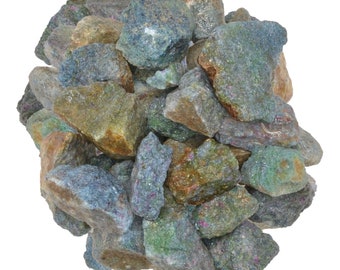 Digging Dolls: 1 Lb of Ruby in Matrix Rough Stones From India | Etsy