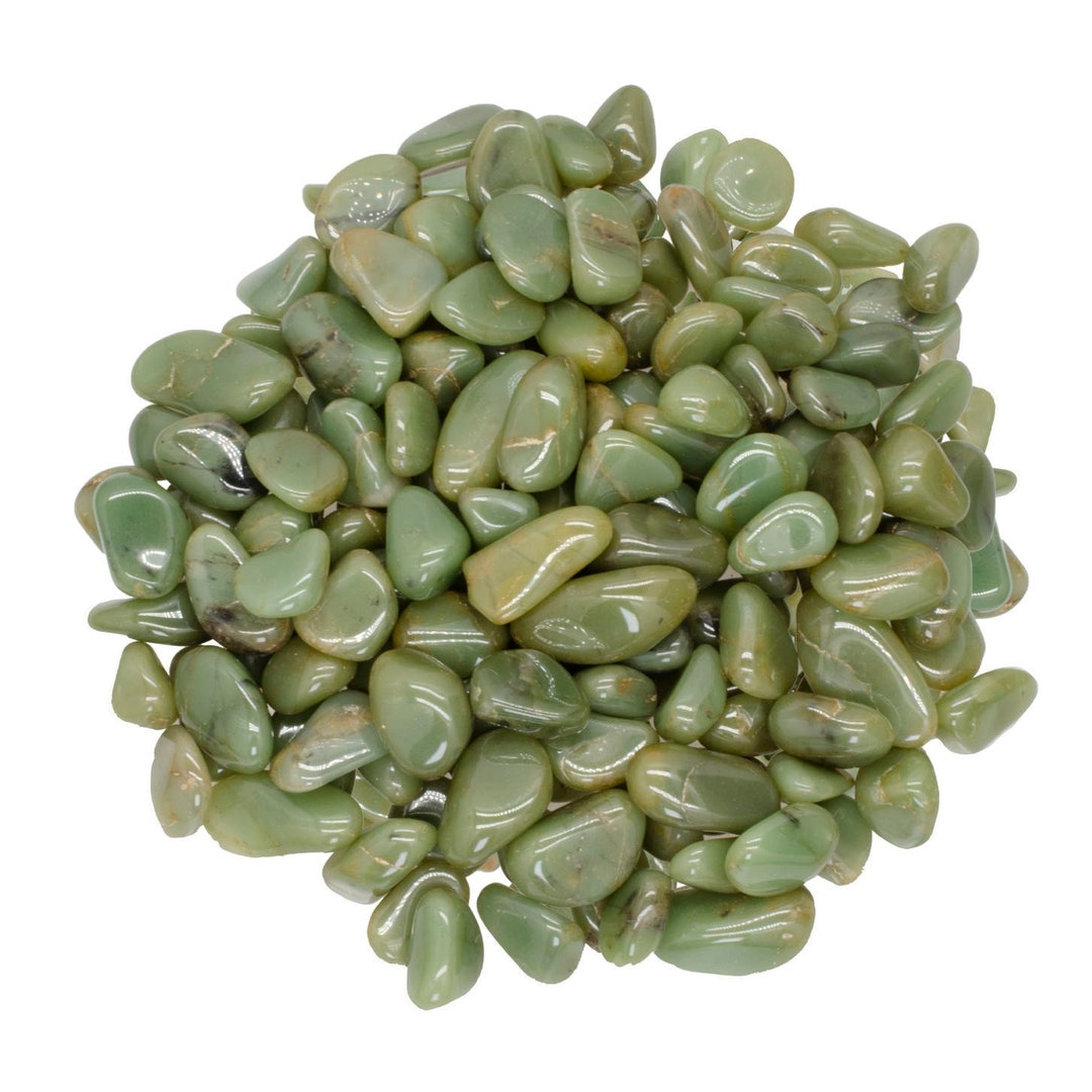 Digging Dolls: 18 Lbs Tumbled Green Chert Stones From Africa - 0.5" to ...
