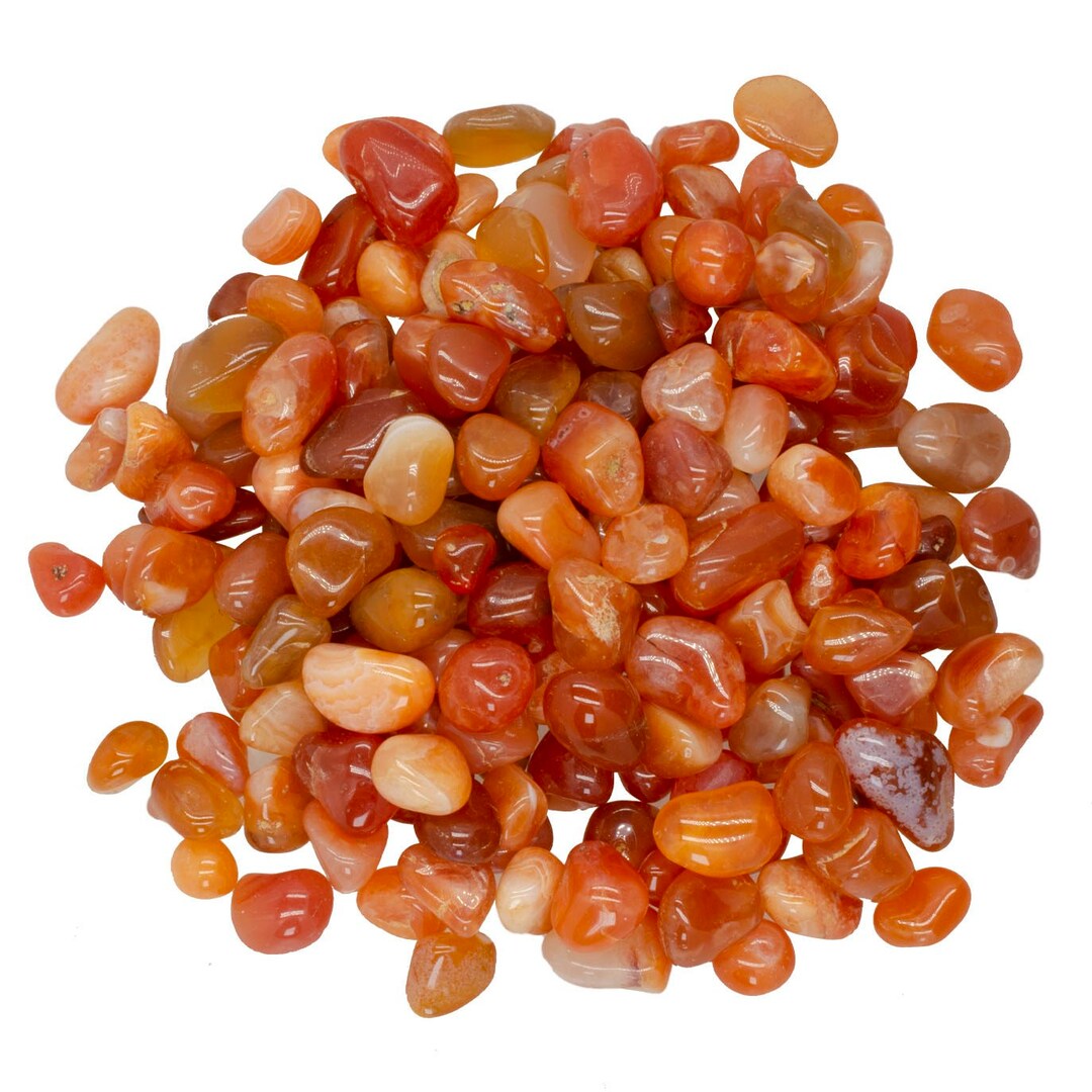 Digging Dolls: 18 Lbs Tumbled Carnelian Stones From Botswana - 0.5" to ...