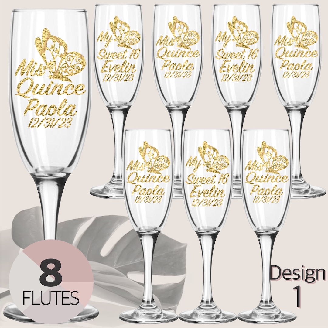 Copas Personalizadas Quinceañera, Sweet 16, 21st Birthday O Cualquier ...