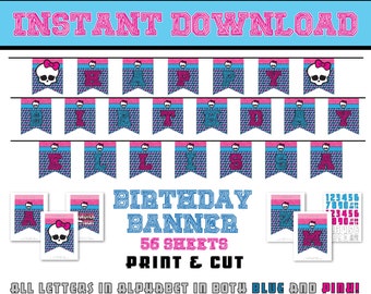 Monster High Banner | Etsy