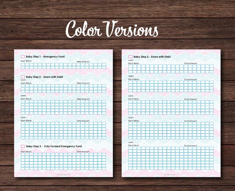 Debt Payoff Chart, Debt Tracking Chart, Dave Ramsey Baby Steps, Debt ...