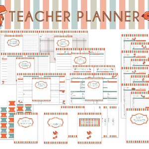 Teacher Planner, Printable Lesson Planner, Teacher Planners, School ...