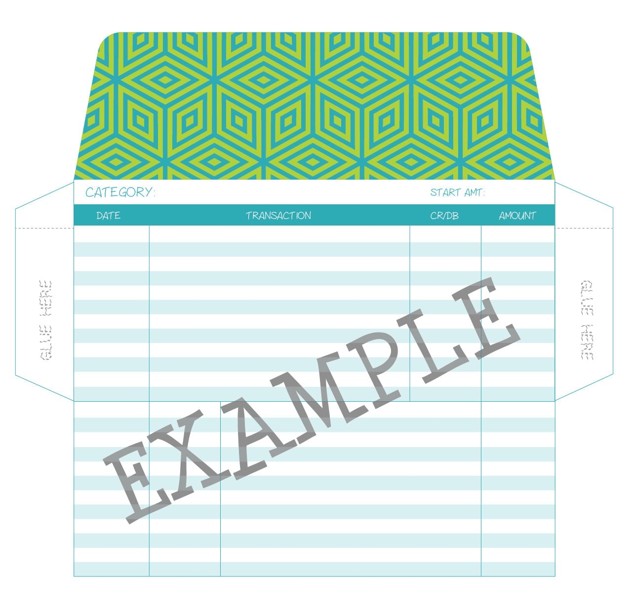 Envelope System, Cash Tracker, Money Management, Cash Organizer ...