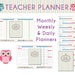Teacher Planner, Printable Lesson Planner, Teacher Planners, School ...