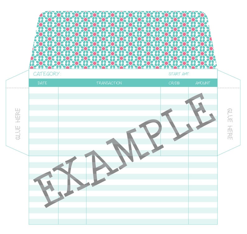 Envelope System, Cash Tracker, Money Management, Cash Organizer ...