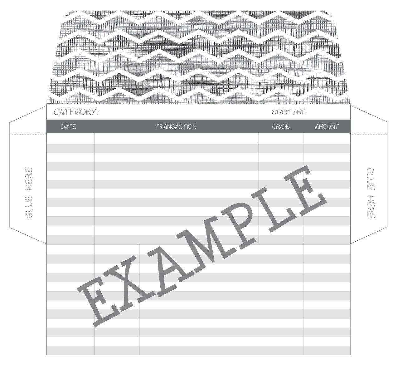 Envelope System, Cash Tracker, Money Management, Cash Organizer ...