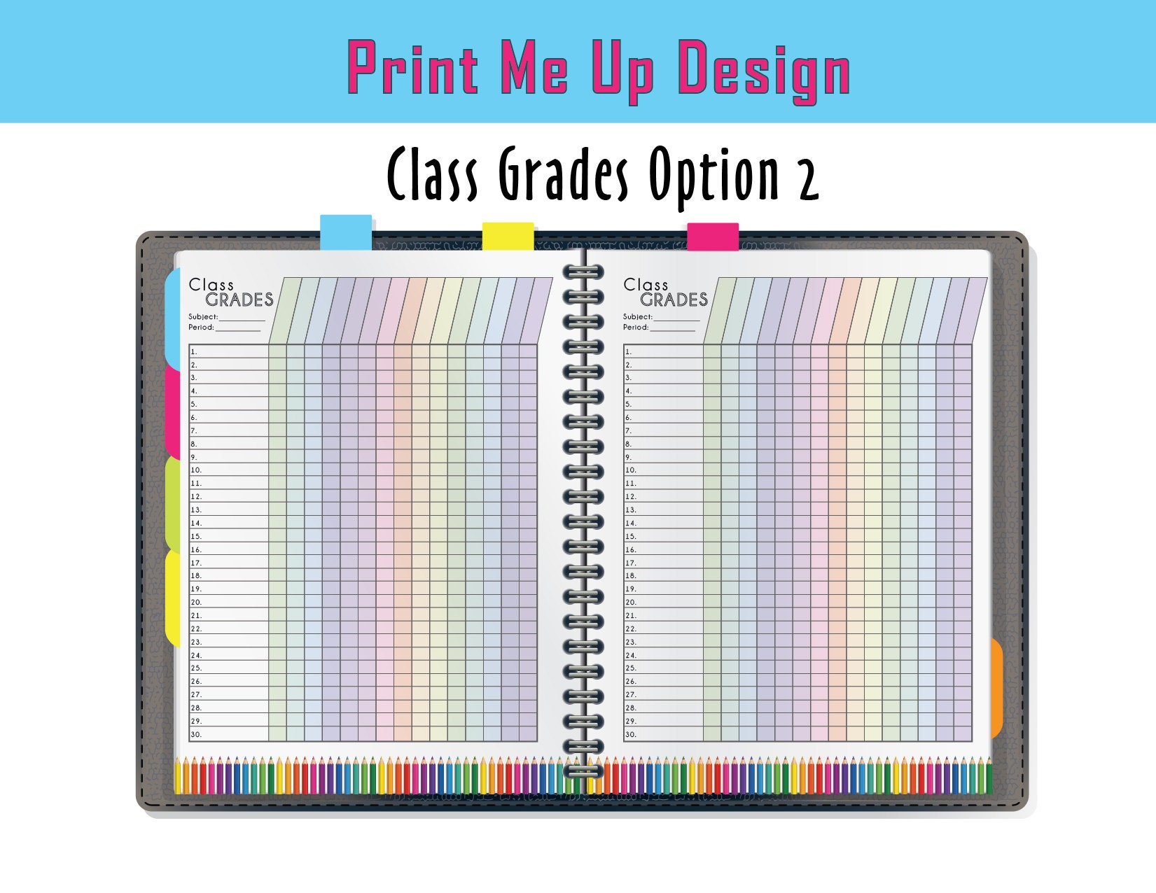Colorful Teacher Planner, Printable Lesson Planner, Teacher Planners ...