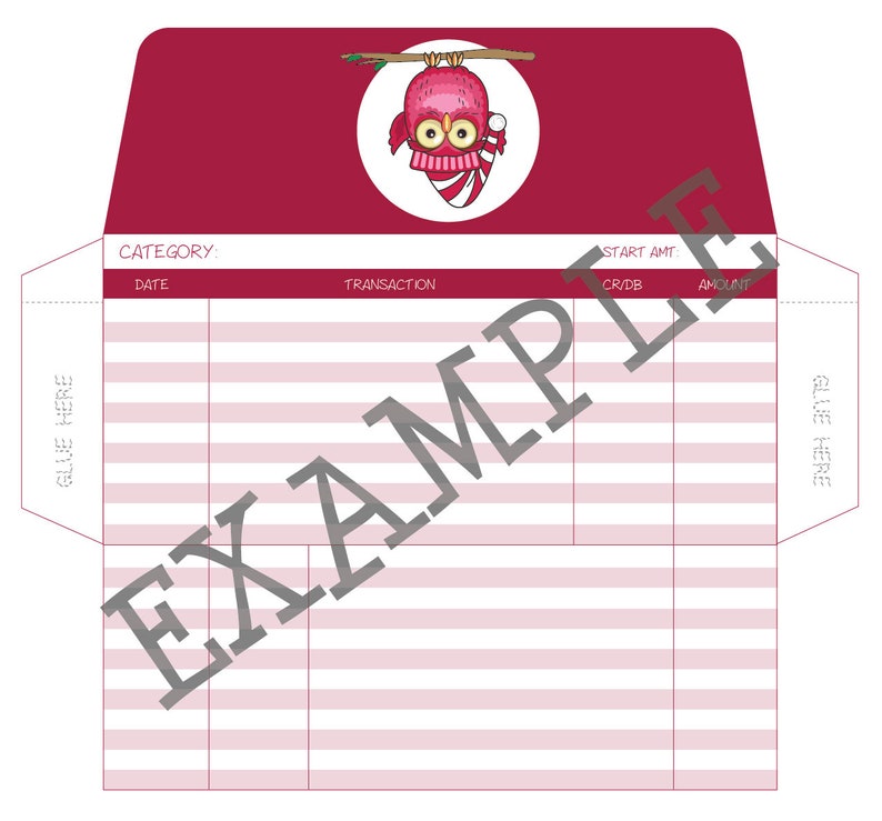 Envelope System, Cash Tracker, Money Management, Cash Organizer ...