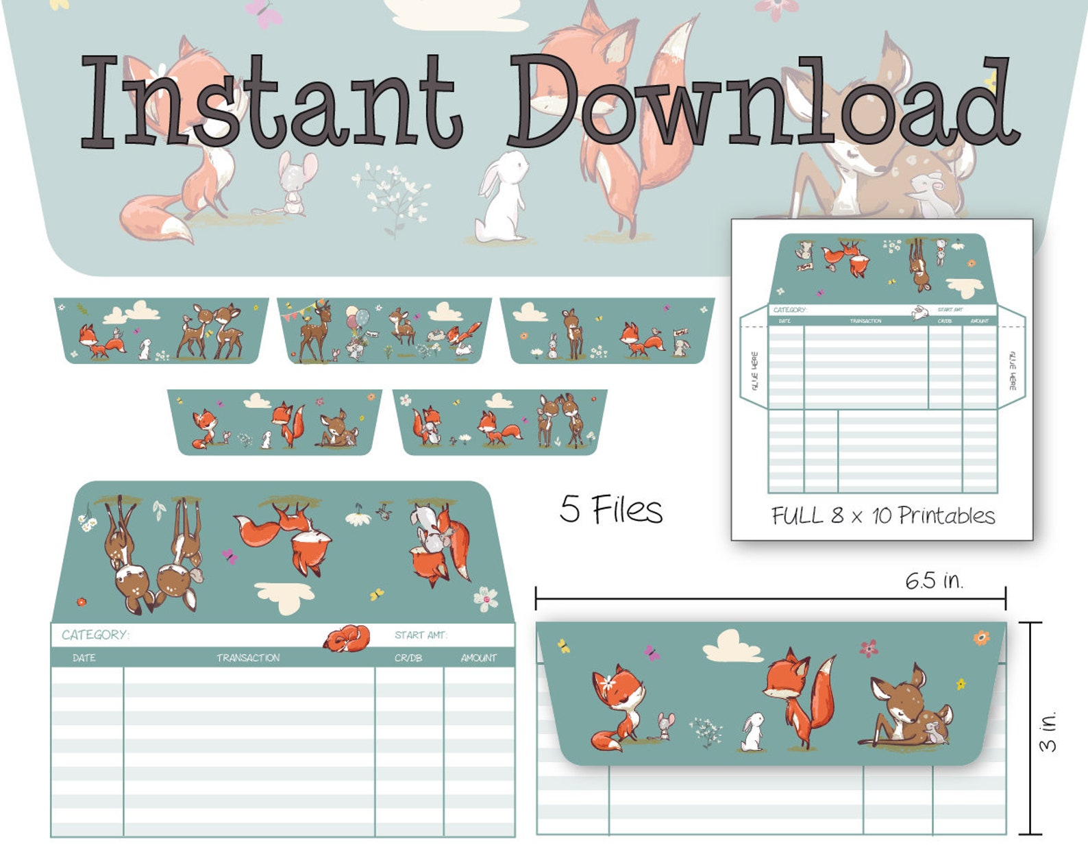 Envelope System, Cash Tracker, Money Management, Cash Organizer ...