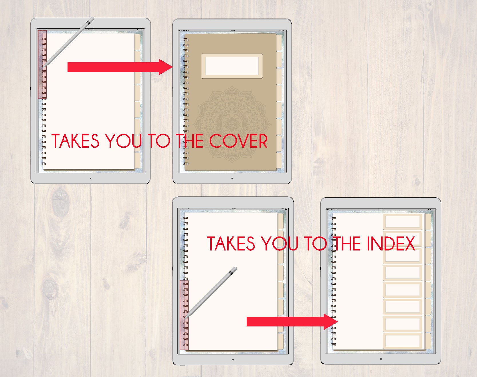 Digital Ipad Notebook Interactive Planner Journal Digital - Etsy