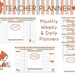 Teacher Planner, Printable Lesson Planner, Teacher Planners, School ...