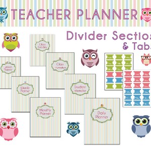 Teacher Planner, Printable Lesson Planner, Teacher Planners, School ...