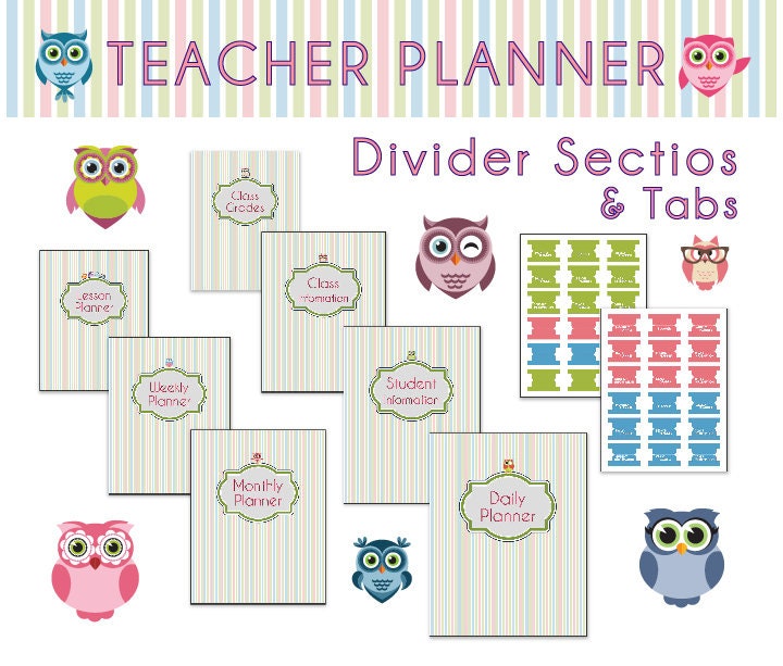 Teacher Planner, Printable Lesson Planner, Teacher Planners, School ...
