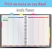 Colorful Teacher Planner Printable Lesson Planner Teacher - Etsy