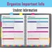 Colorful Teacher Planner Printable Lesson Planner Teacher - Etsy