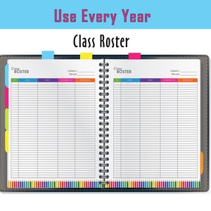Colorful Teacher Planner, Printable Lesson Planner, Teacher Planners ...