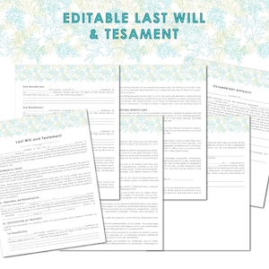 Legacy Binder, Financial Binder, Personal Binder - Instant Download - Etsy