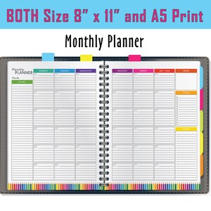 Colorful Teacher Planner, Printable Lesson Planner, Teacher Planners ...