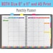 Colorful Teacher Planner Printable Lesson Planner Teacher - Etsy