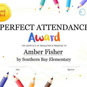Class Awards, Student Awards, Printable Awards - Instant Download - Etsy