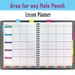 Colorful Teacher Planner, Printable Lesson Planner, Teacher Planners ...